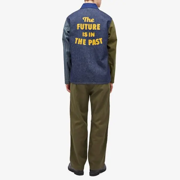 Human Made Crazy Coverall Jacket In Olive Drab - 55% Off